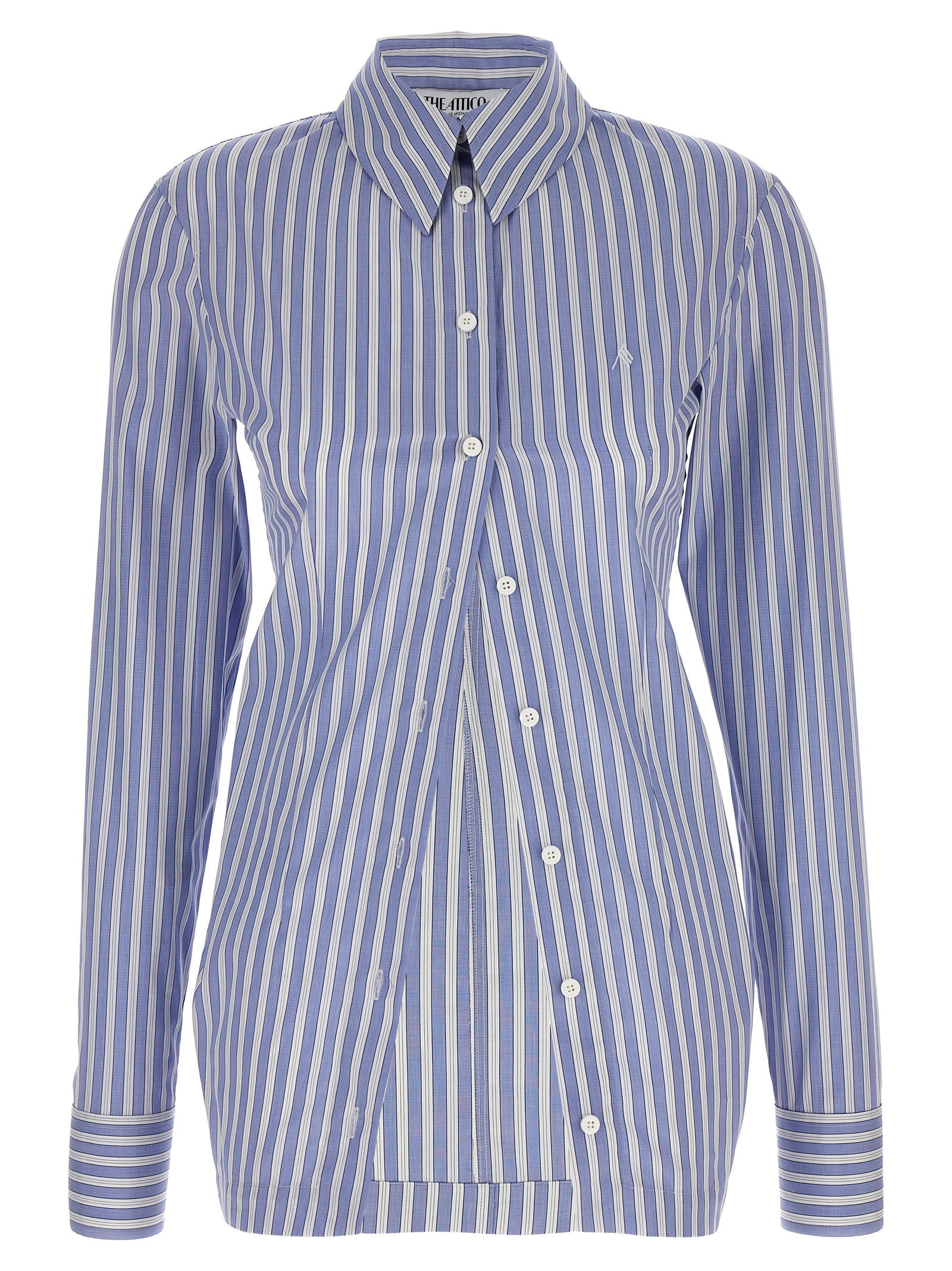 The Attico Striped Shirt Camicie Multicolor | Wanan Luxury