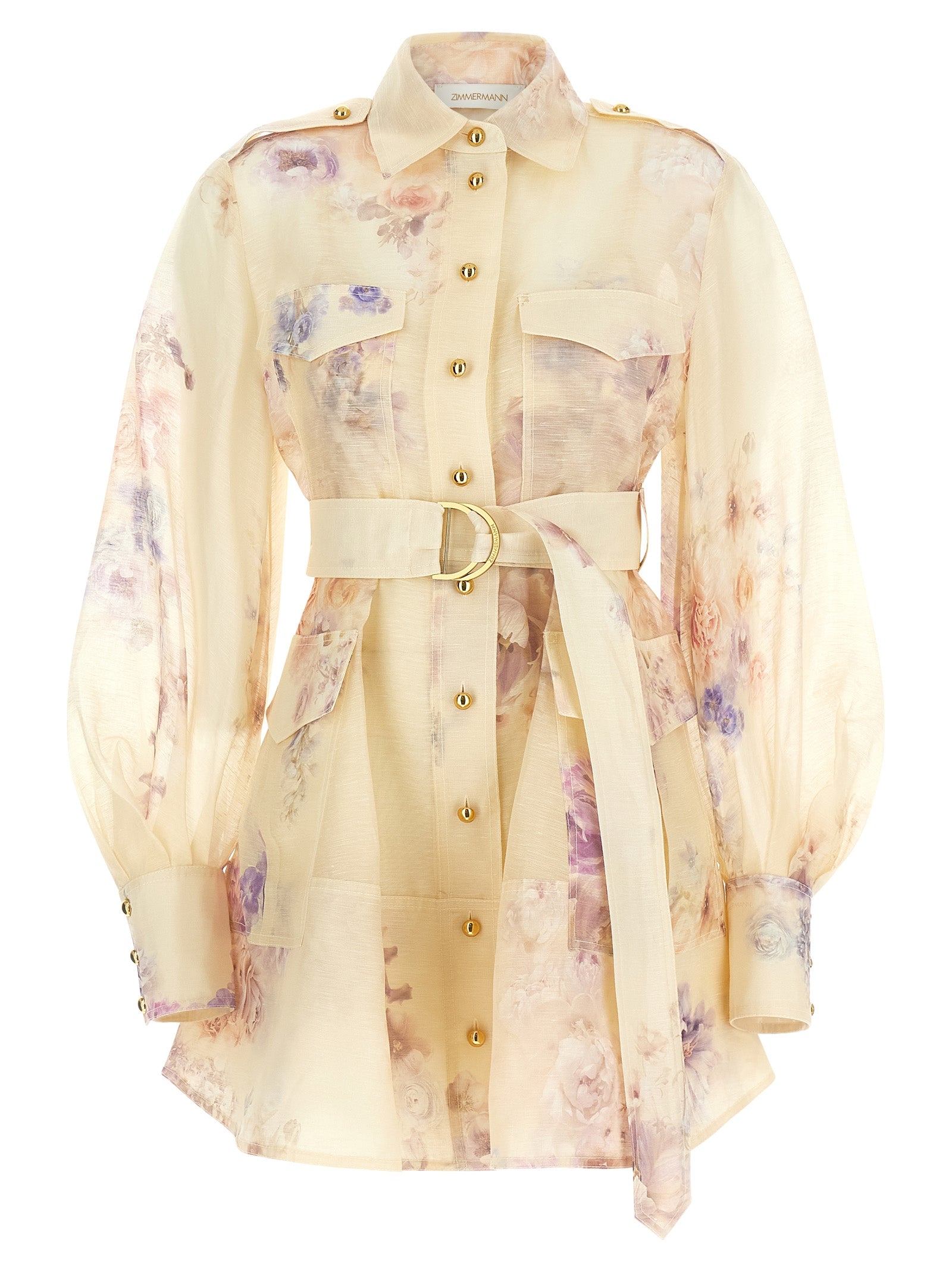 Zimmermann Hypnotic Utility Mini Abiti Rosa | Wanan Luxury