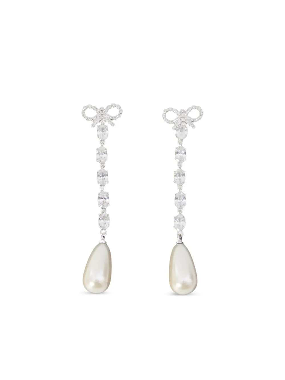 Self-Portrait Earrings Metallic | Wanan Luxury